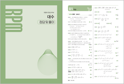 개념원리 RPM 대수 답지 (2026) | 답지닷컴